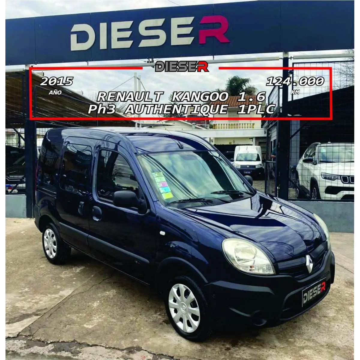 Renault kangoo 1.6 ph3 authentique Haedo - alamaula Avisos Clasificados Gratis en Argentina